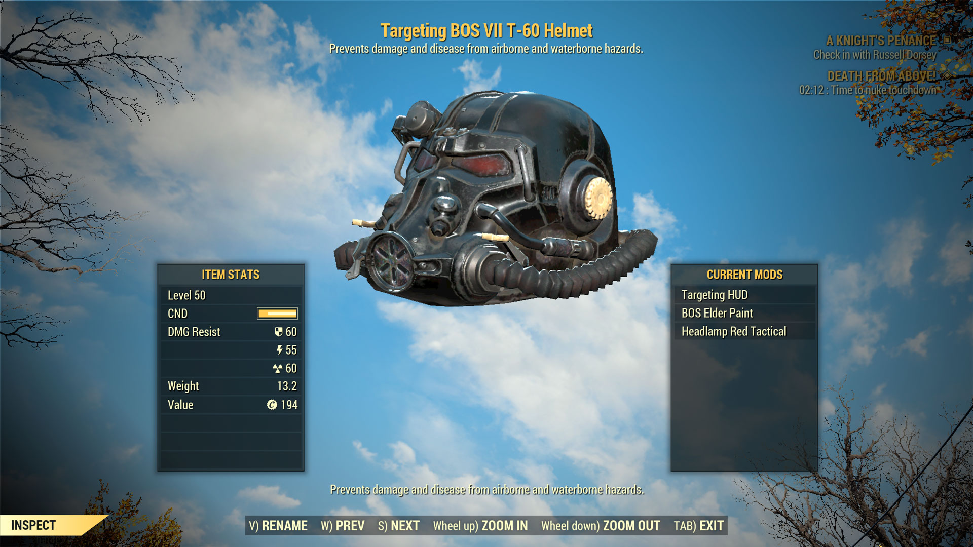 Buy Vanguard's Sentinel BOSVll T-6 in FALLOUT 76 Items - Offer #259068743