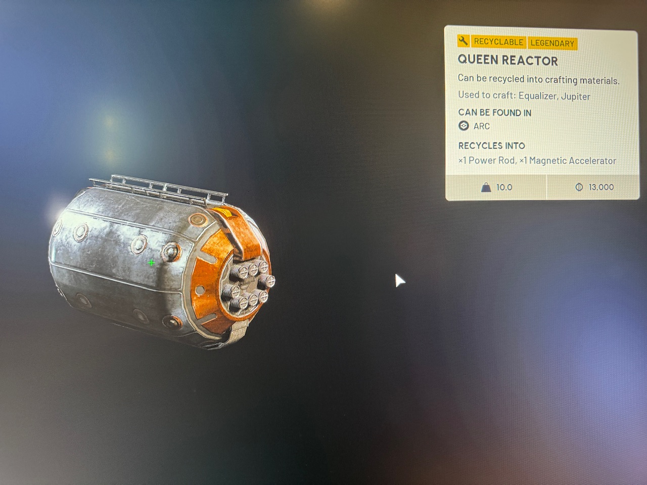 Buy Queen reactor ！！！ in ARC RAIDERS Items - Offer #2531277583