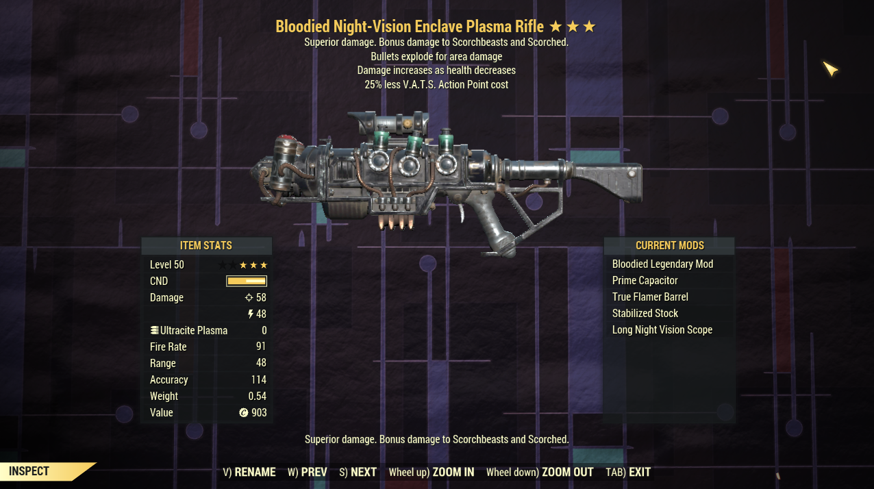 Buy Bloodied Explosive Enclave Pla in FALLOUT 76 Items - Offer #2311215443