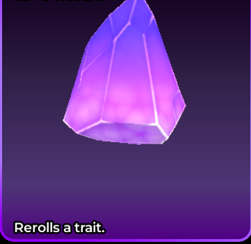 Buy 100x Trait Crystals (Rerolls) in ROBLOX Items - Offer #2422823430