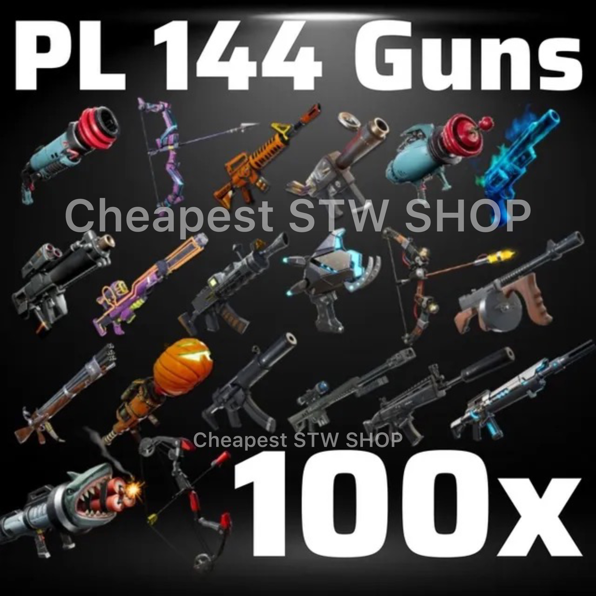 Buy Fortnite stw 100x Guns [ Deli in FORTNITE Items - Offer #2516387367
