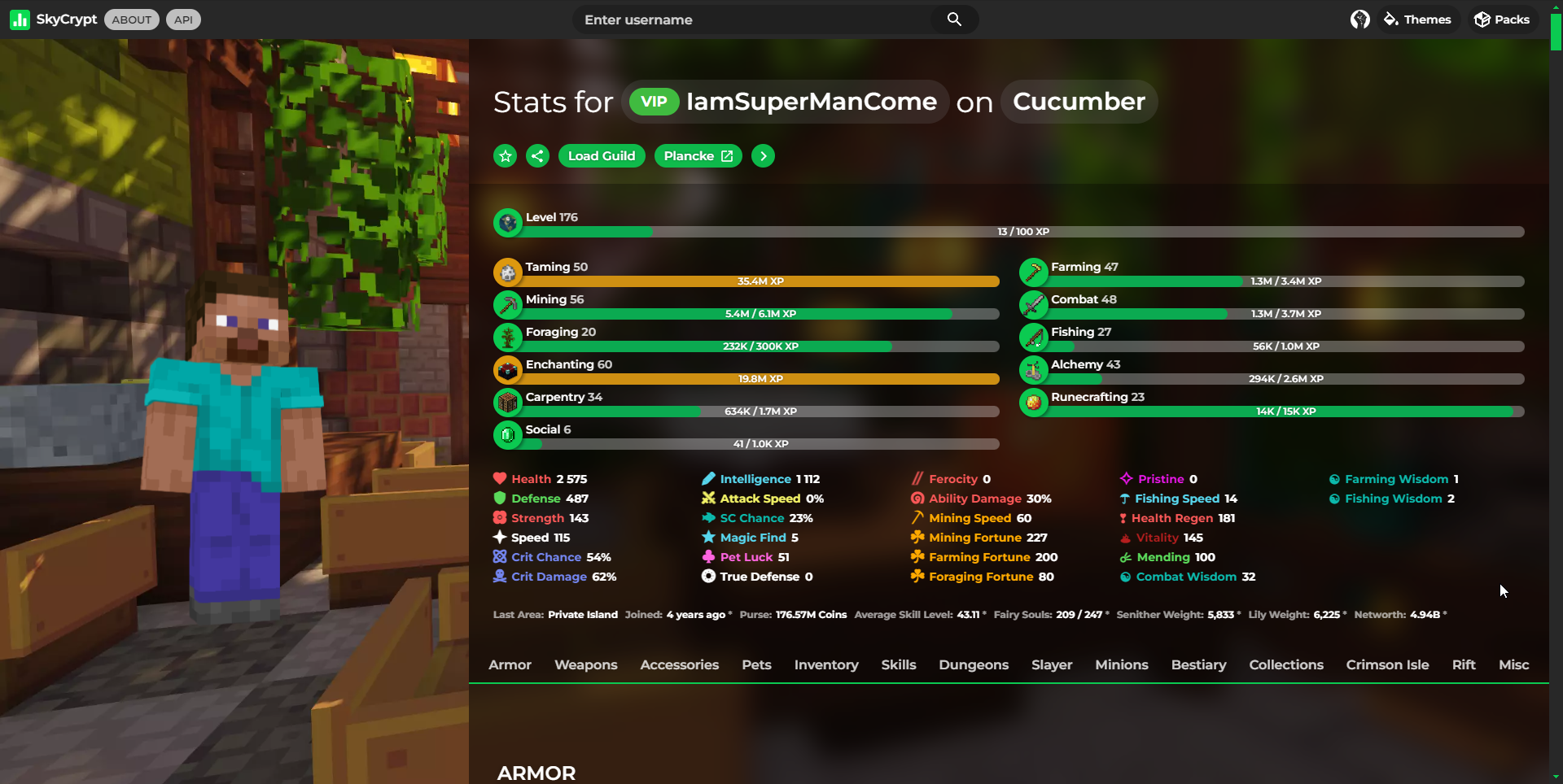 Buy ️ VIP RANK | NETWORTH: 5B in MINECRAFT: HYPIXEL Accounts - Offer ...