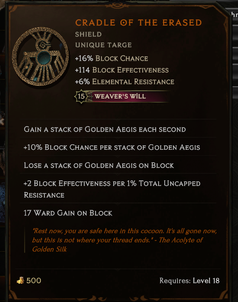 Buy (Circle of Fortune) Cradle of in LAST EPOCH Items - Offer #247167195