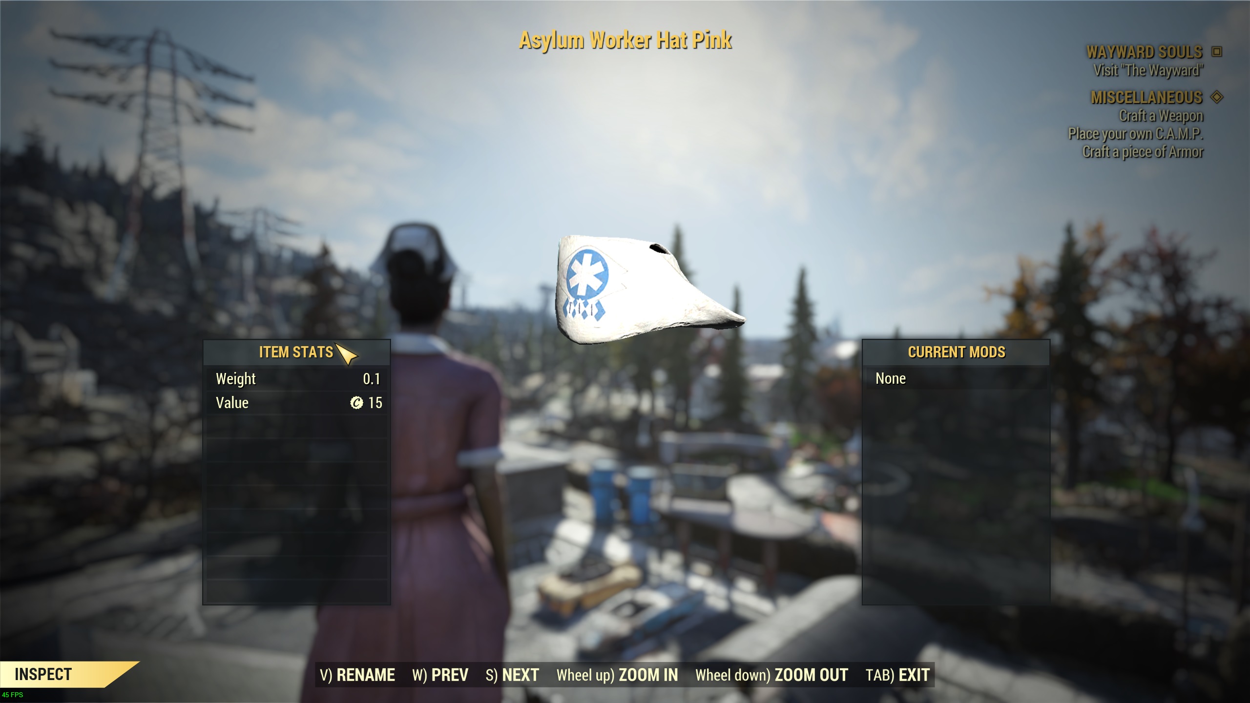 Buy Asylum Worker Uniform Pink + A in FALLOUT 76 Items - Offer #2424482456