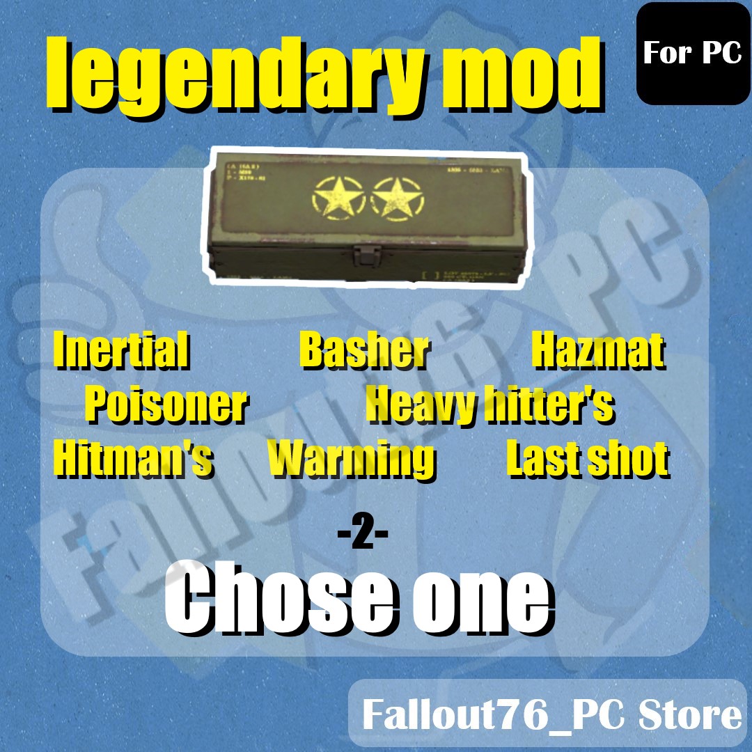 Buy any 1-4 mod box in FALLOUT 76 Items - Offer #261598383