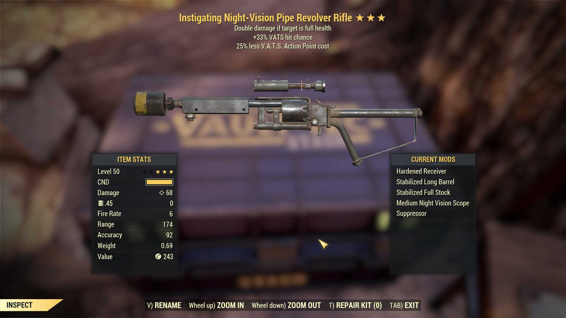 Buy Instigating Pipe Revolver (+50 in FALLOUT 76 Items - Offer #2410319320