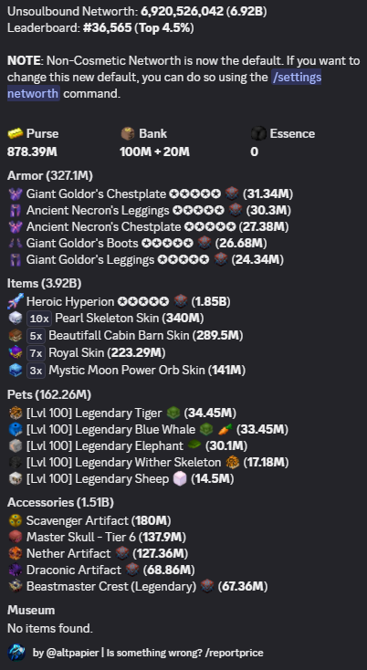 Buy 7B (All Unsoulbound) Island 10 in MINECRAFT: HYPIXEL Profiles ...