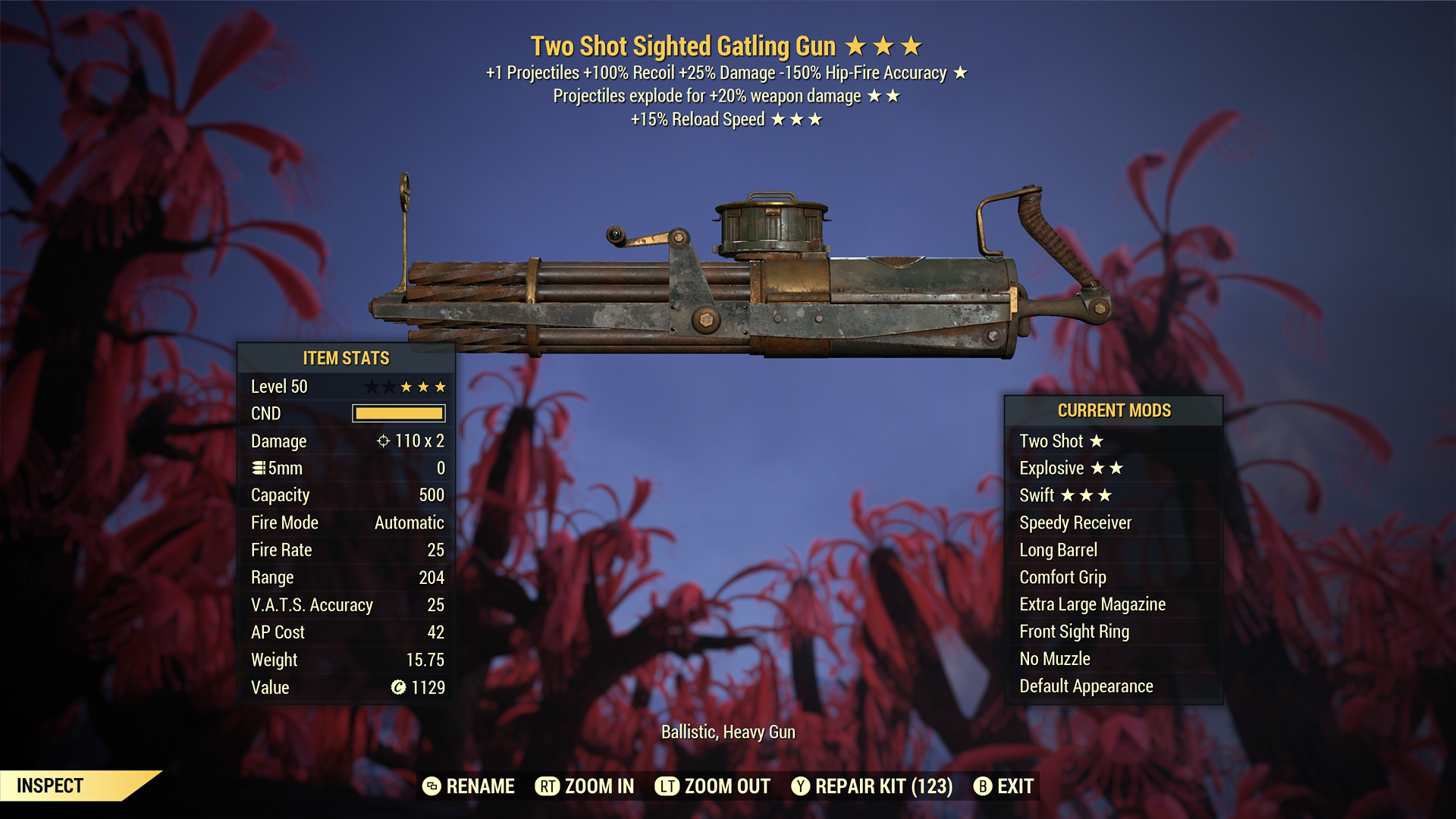 Buy [XBOX] Two Shot Explosive Gatl in FALLOUT 76 Items - Offer #2522542495