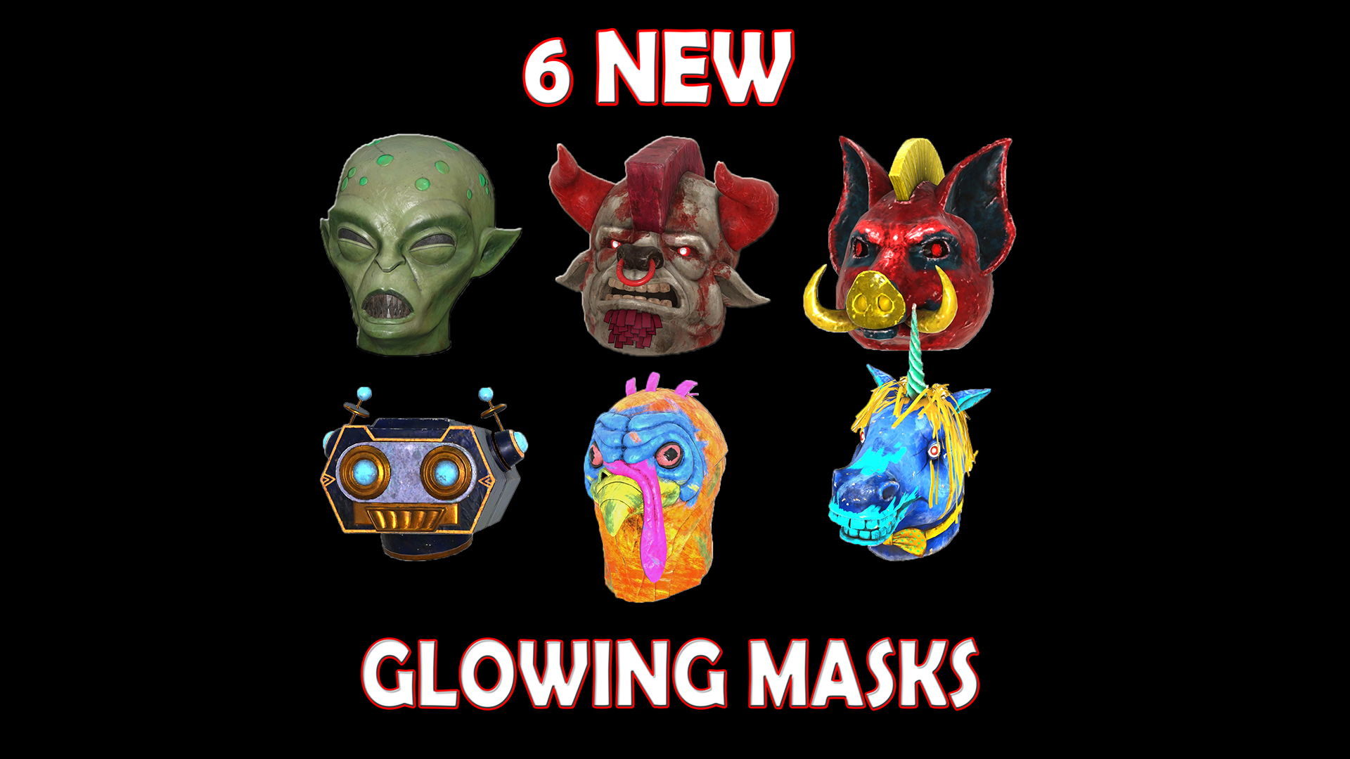 Buy 6 New Glowing Fasnacht Masks 2 in FALLOUT 76 Items - Offer #251212532