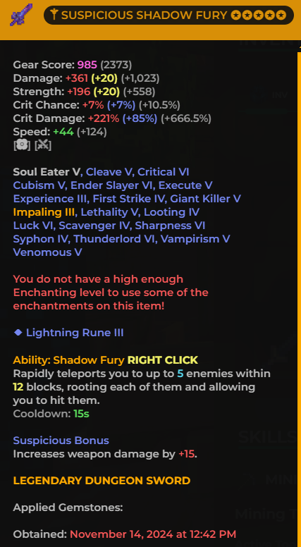 Buy Hypixel Skyblock Item ││ in MINECRAFT: HYPIXEL Items - Offer #25176419