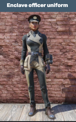 Buy Enclave Officer Uniform + Hat in FALLOUT 76 Items - Offer #251622667