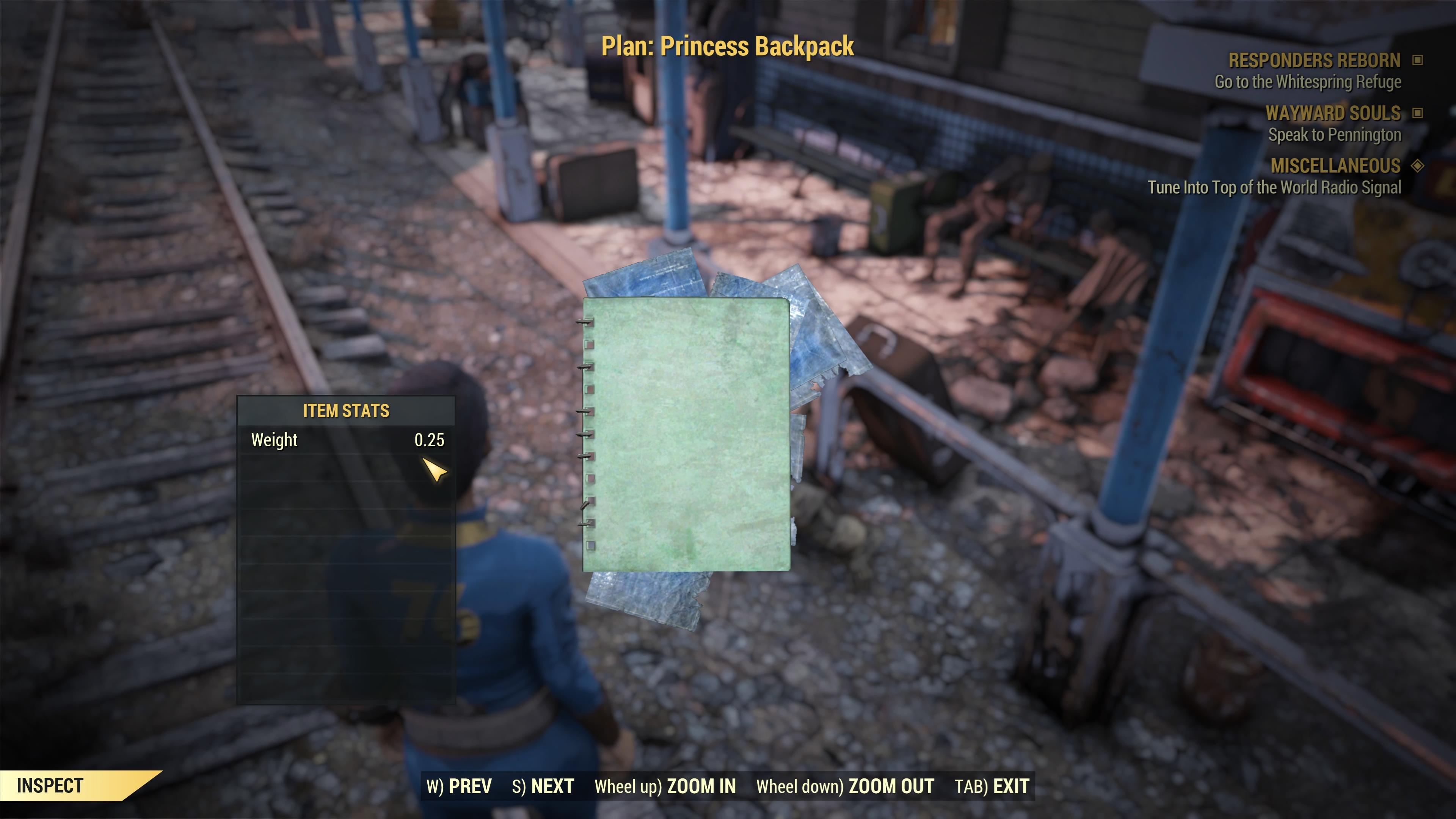 Buy Plan: Princess Backpack in FALLOUT 76 Items - Offer #2434765912