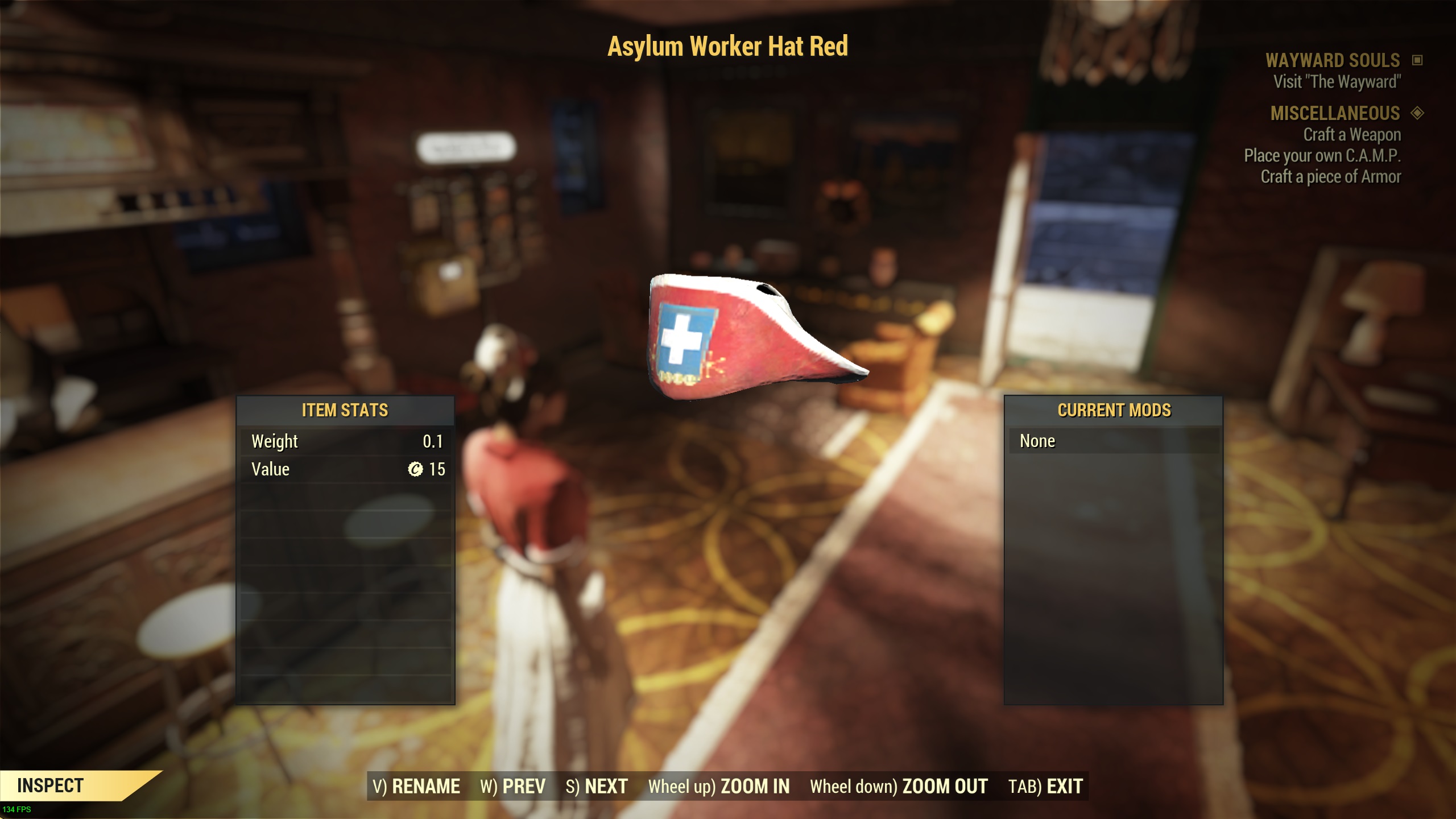 Buy Asylum Worker Uniform Red + As in FALLOUT 76 Items - Offer #253226460