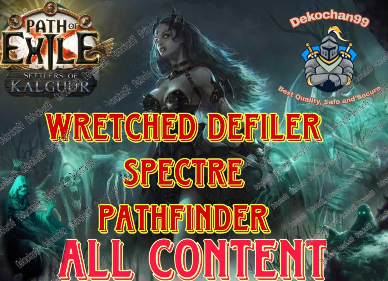 Buy Wretched Defiler Spectre Pa in PATH OF EXILE Builds - Offer #2427516901