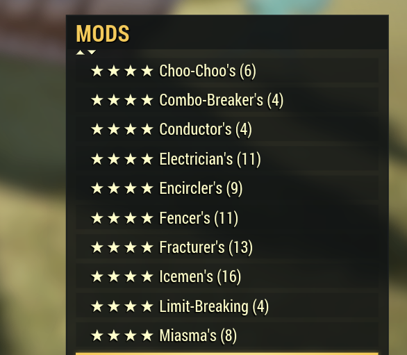 Buy limit breakers 4 star box mod in FALLOUT 76 Items - Offer #2436372717
