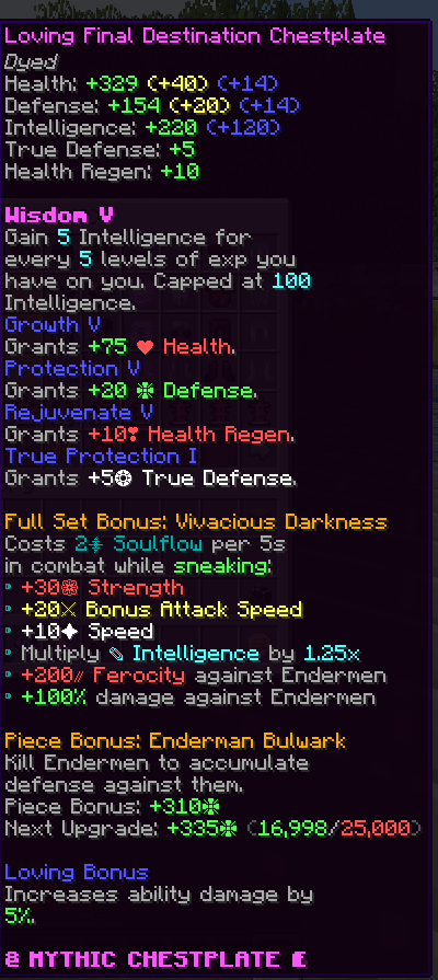 Buy Maxed final destination enderm in MINECRAFT: HYPIXEL Items - Offer ...