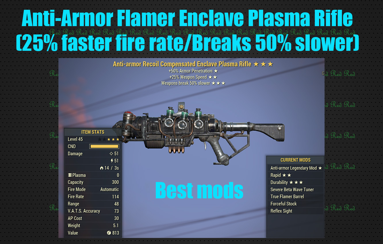 Buy Anti-Armor Flamer Enclave Plas in FALLOUT 76 Items - Offer #2530447022