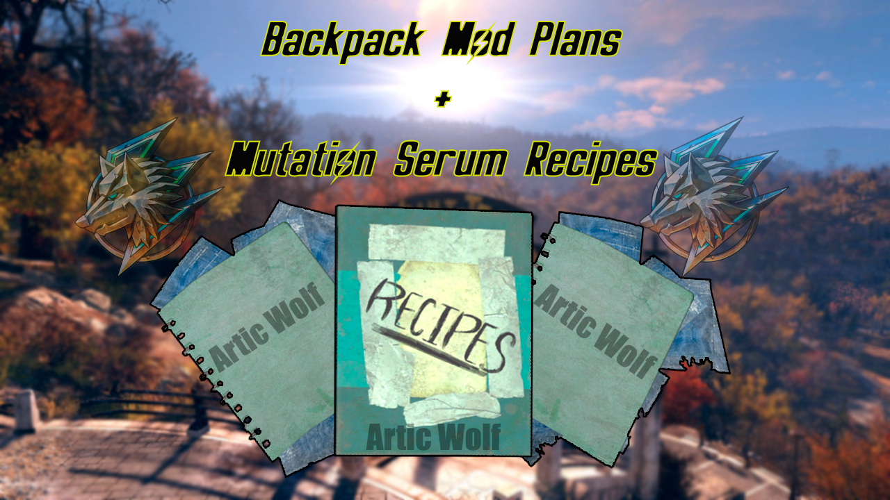 Buy [PS4/PS5] Backpack Mod Plans + in FALLOUT 76 Items - Offer #251935699