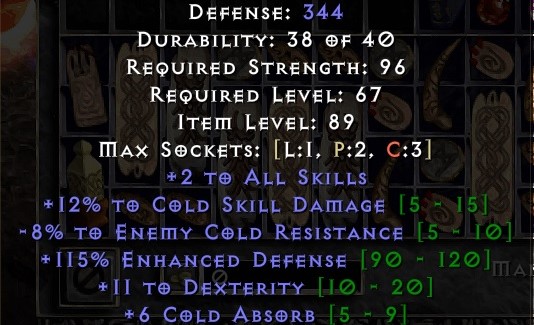 Buy NIGHTWING'S VEIL GOOD 12/8 ROL in PROJECT DIABLO 2 Items - Offer ...