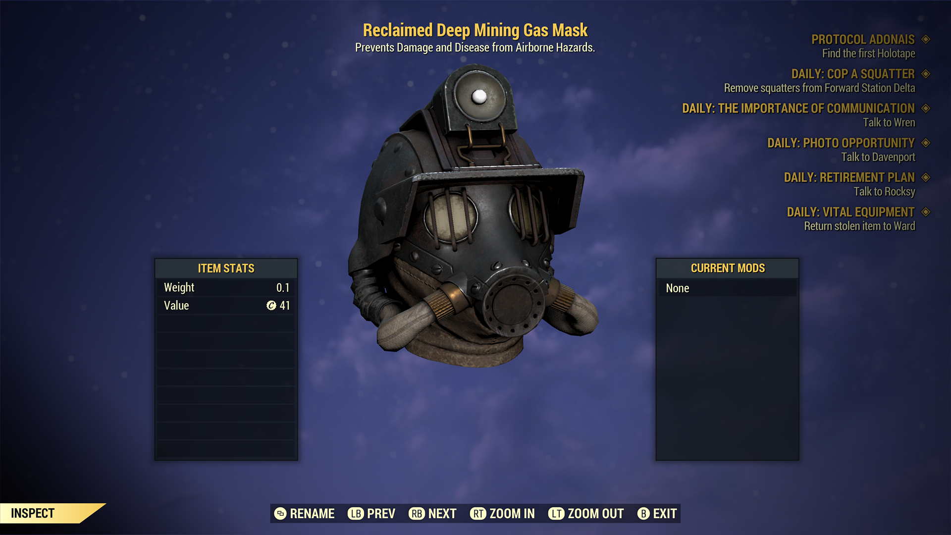 Buy [XBOX] Reclaimed Deep Mining G in FALLOUT 76 Items - Offer #256219235
