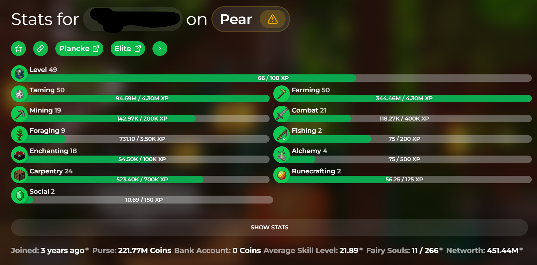 Buy Minecraft account / Skill aver in MINECRAFT: HYPIXEL Accounts - Offer #2524579307