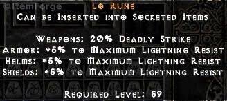 Buy Lo Rune - PD2 Season 10 Softco in PROJECT DIABLO 2 Runes - Offer ...