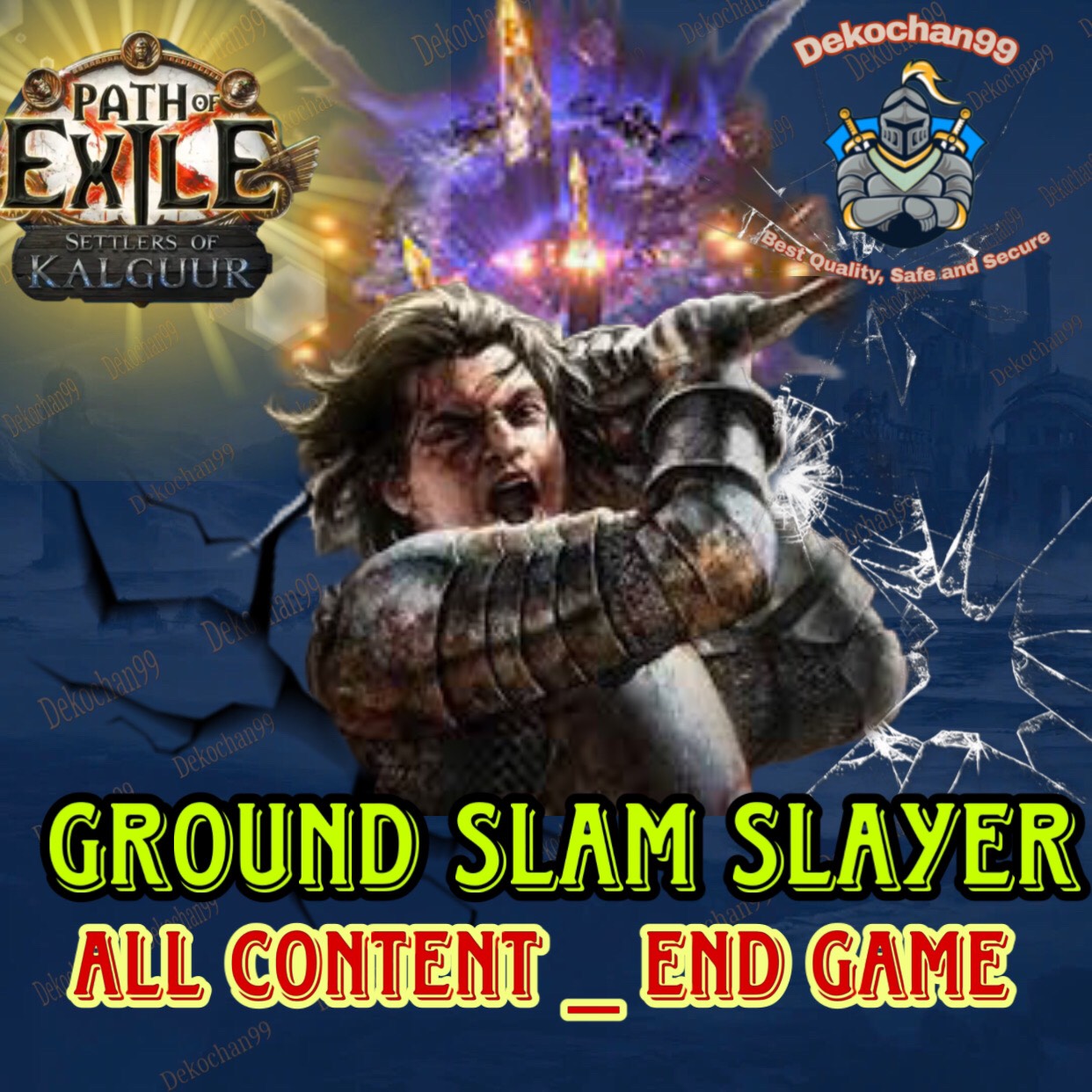 Buy Build Ground Slam Slayer - in PATH OF EXILE Builds - Offer #2427560100
