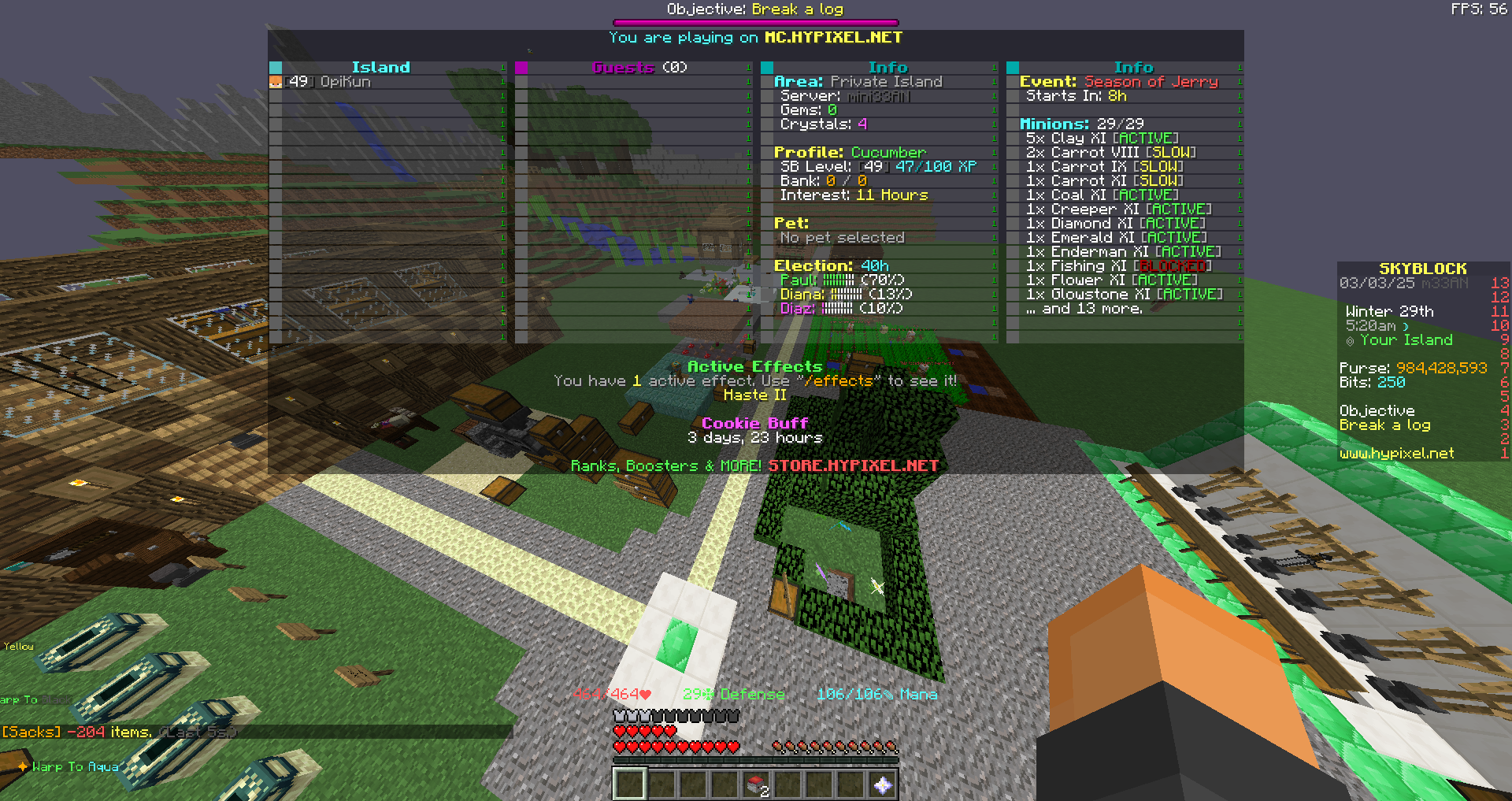 Buy ⚡ HYPIXEL SKYBLOCK ISLAND / in MINECRAFT: HYPIXEL Profiles - Offer ...
