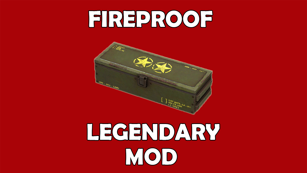Buy Fireproof Legendary Mod (+25 F in FALLOUT 76 Items - Offer #2512225578