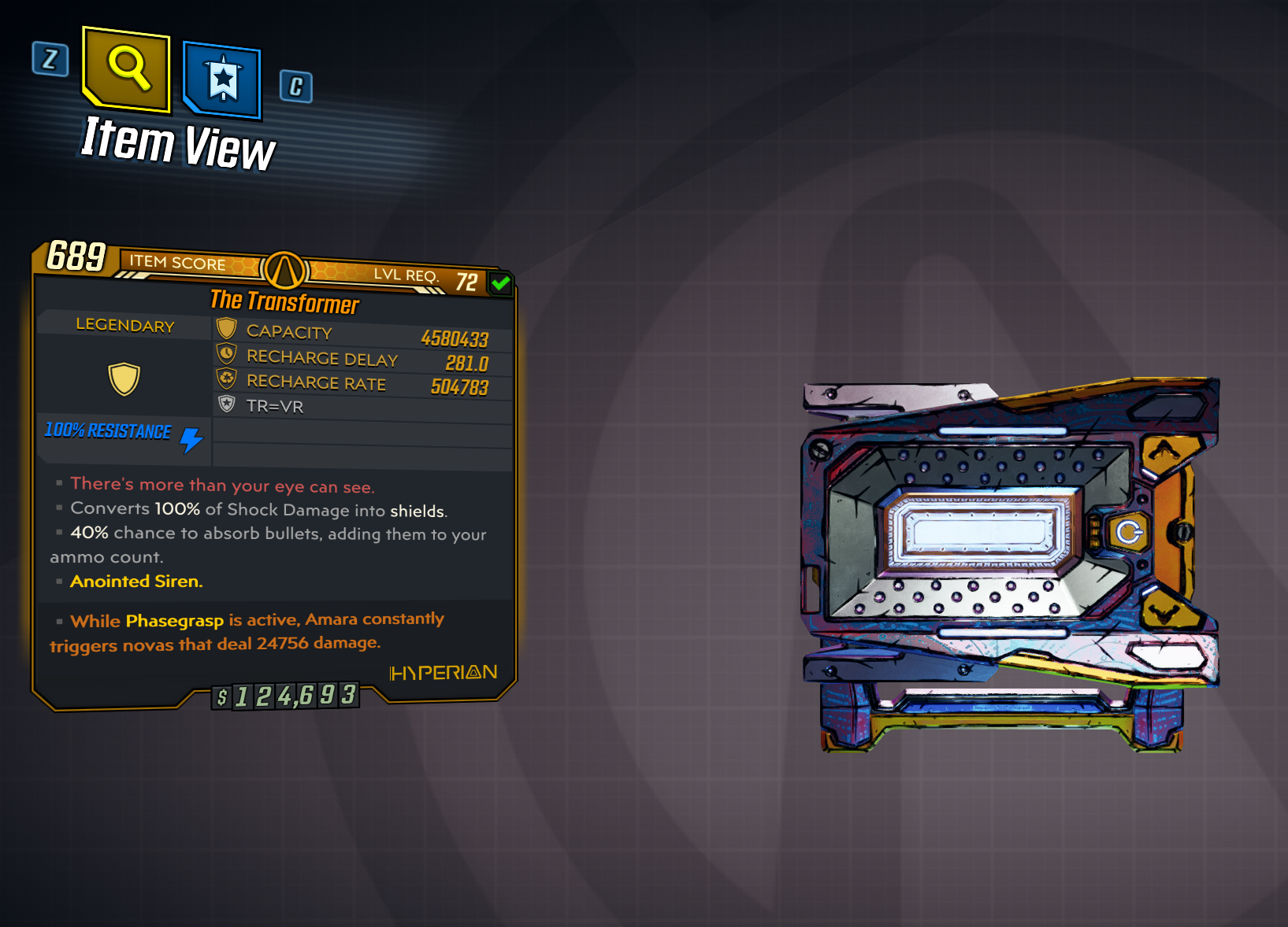 Buy Shield with 300,000,000 HP | I in BORDERLANDS 3 Items - Offer ...