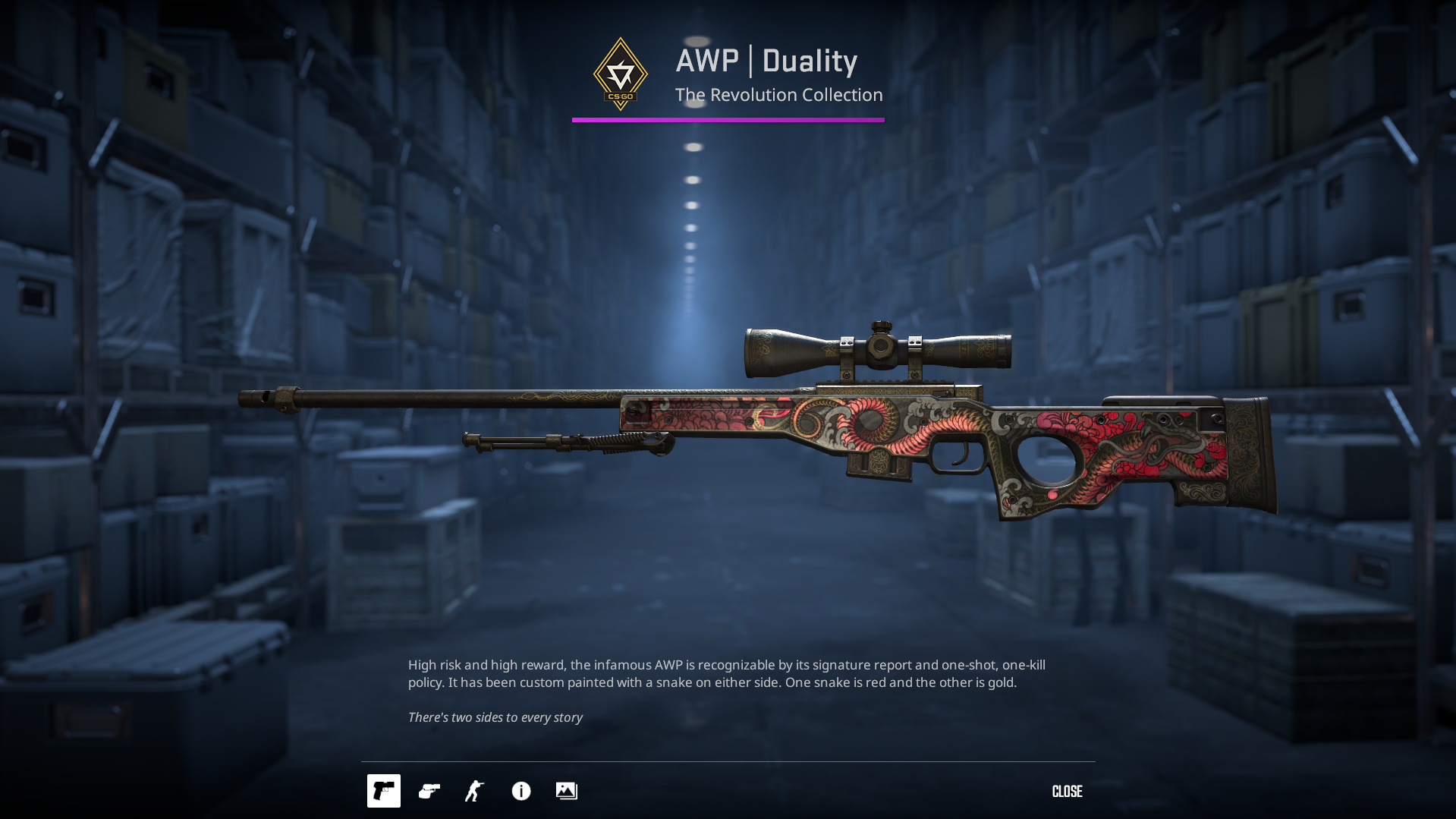 Buy AWP | Duality (Battle-Scarred) in CS:GO Skins - Offer #254592276
