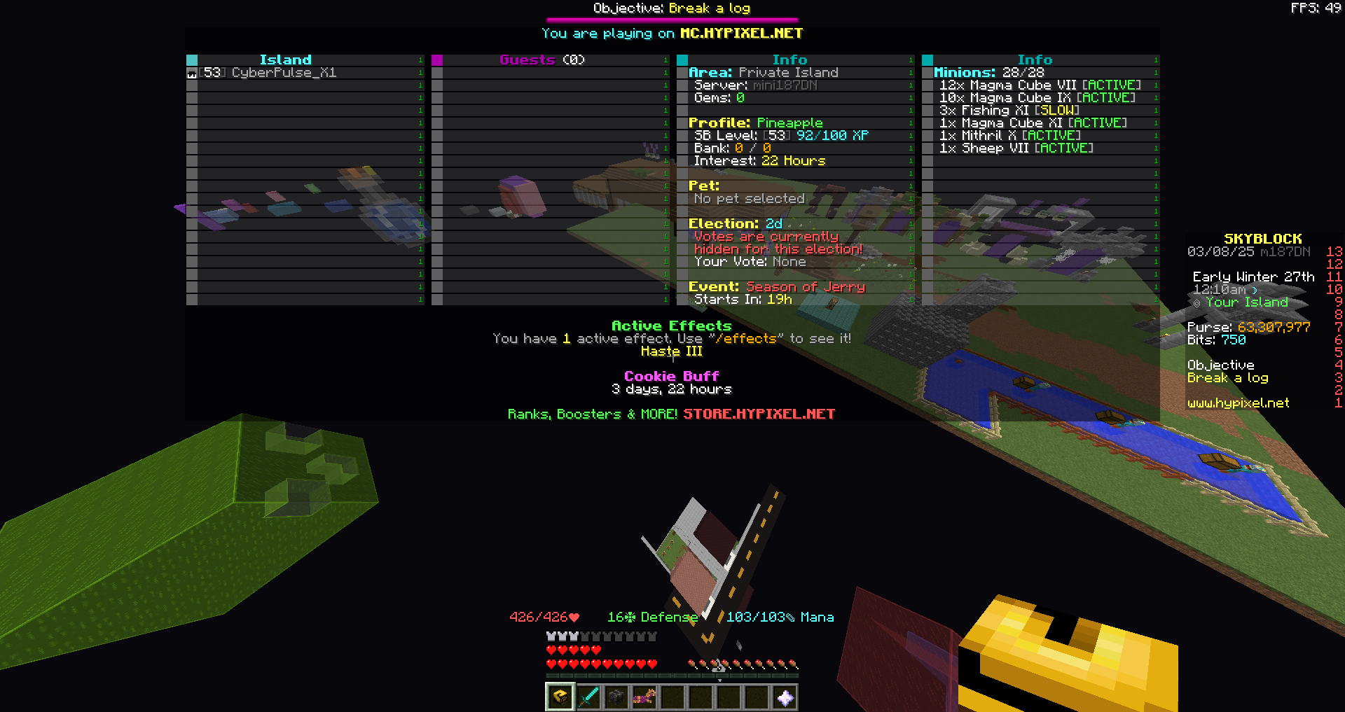 Buy ⚡ HYPIXEL SKYBLOCK ISLAND / in MINECRAFT: HYPIXEL Profiles - Offer ...