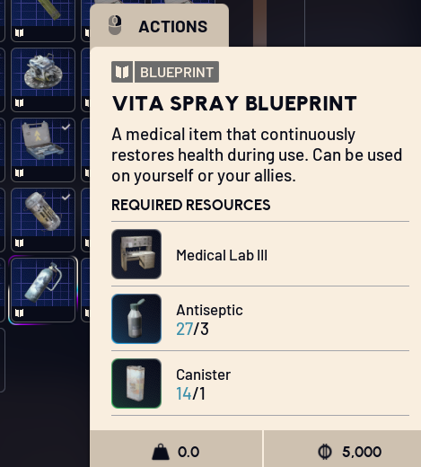 Buy Vita Spray Blueprint in ARC RAIDERS Items - Offer #2531922985