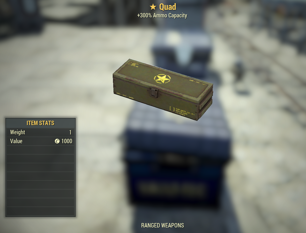 Buy ★Quad [Mod Box] in FALLOUT 76 Items - Offer #251461046