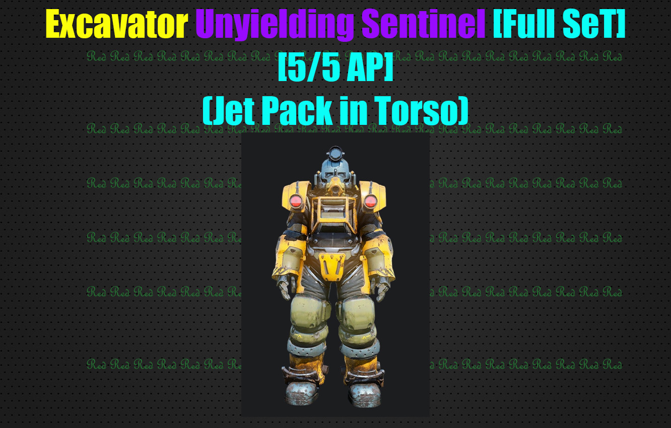 Buy Excavator Unyielding Sentinel in FALLOUT 76 Items - Offer #2415320122