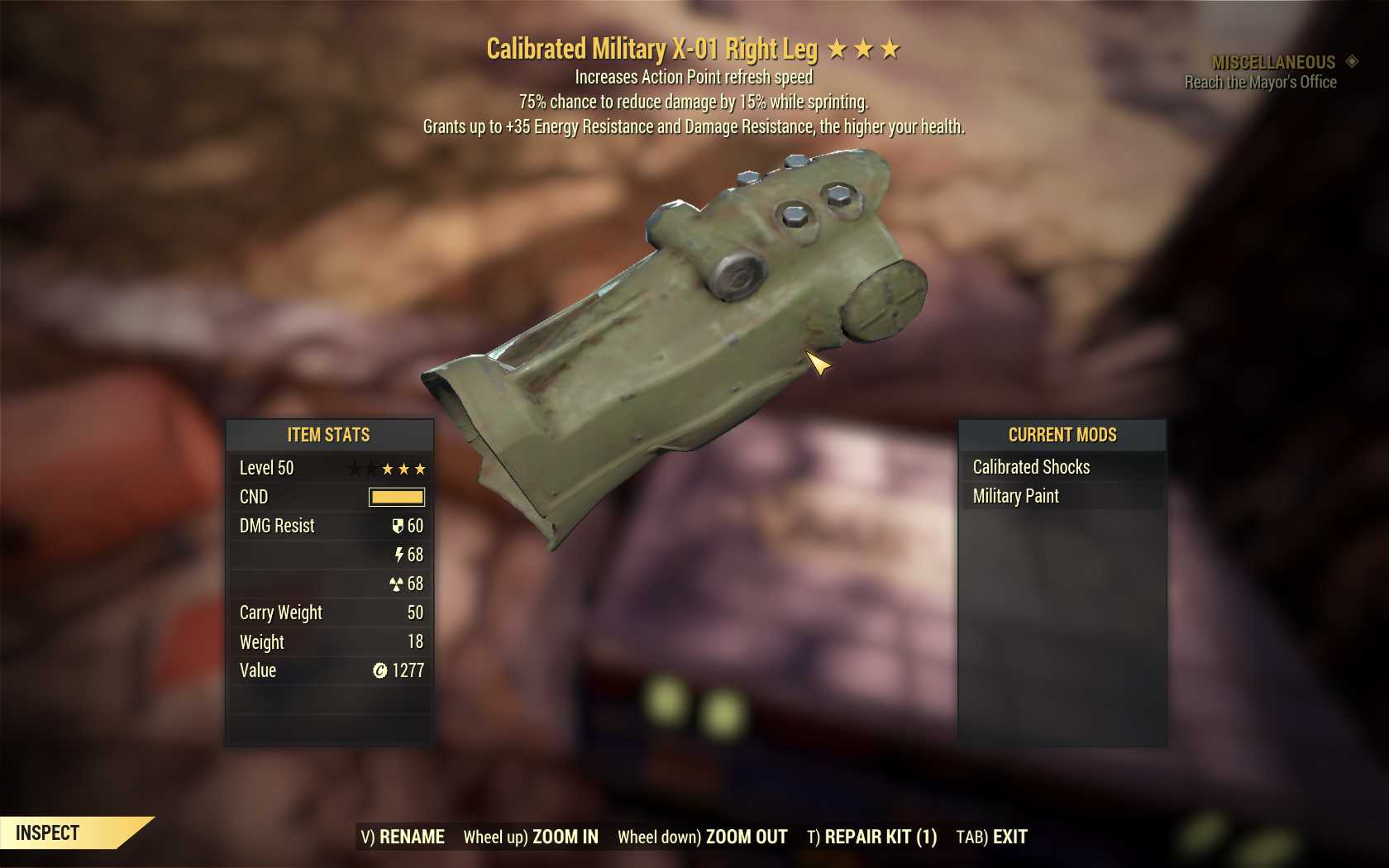 Buy [Legendary Power Armor] Vangua in FALLOUT 76 Items - Offer #2535093131