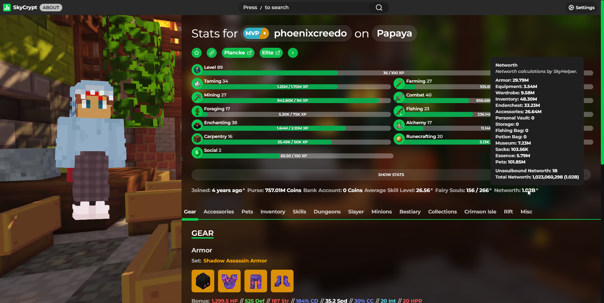 Buy ⚡ MVP+ RANK | NETWORTH 1B AL in MINECRAFT: HYPIXEL Accounts - Offer ...