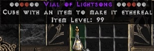 PD2 Season 6 ** Vial of Lightsong ** items and runes avaliable ...