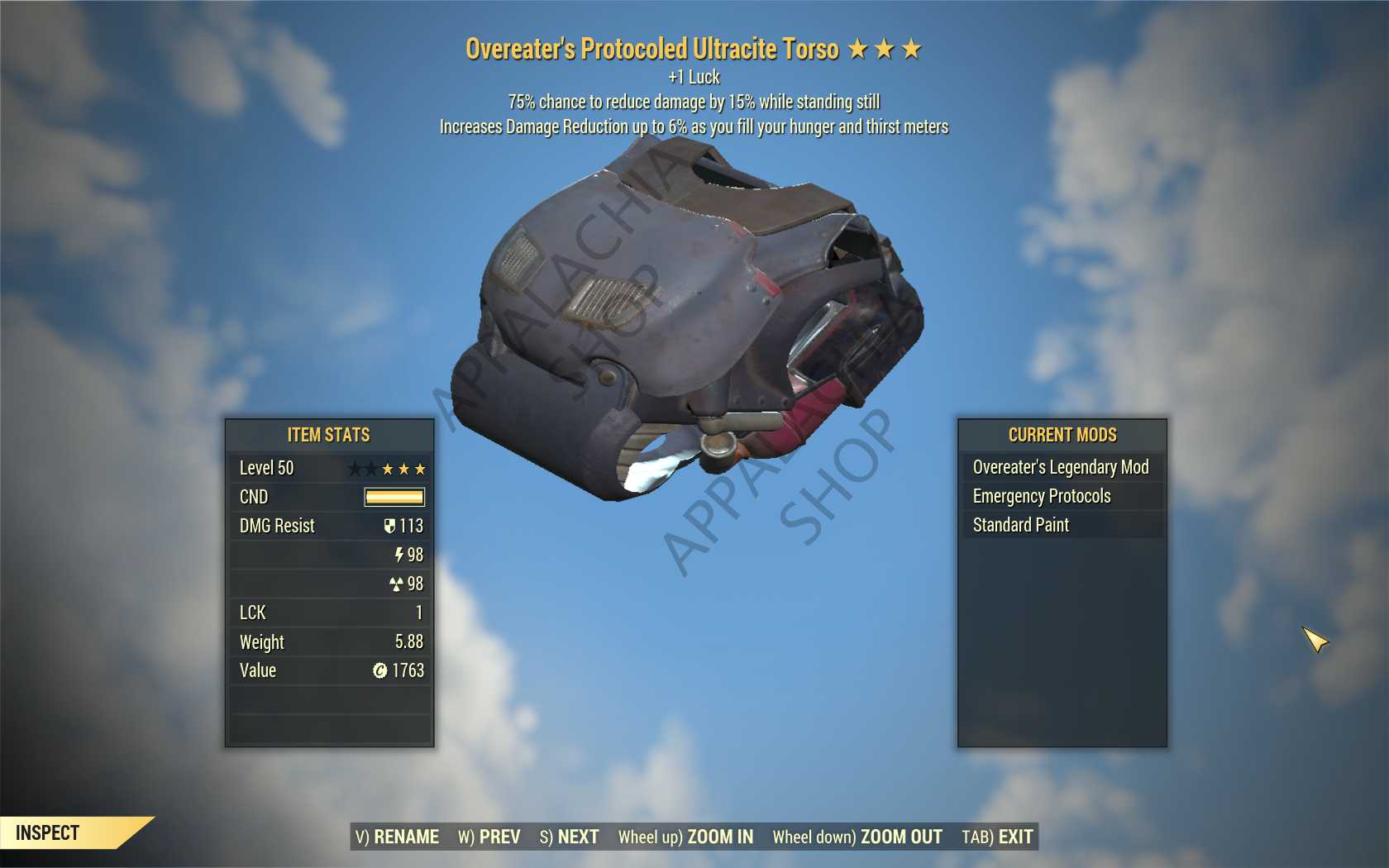 Buy Overeater's Sentinel Ultracite in FALLOUT 76 Items - Offer #2528086063