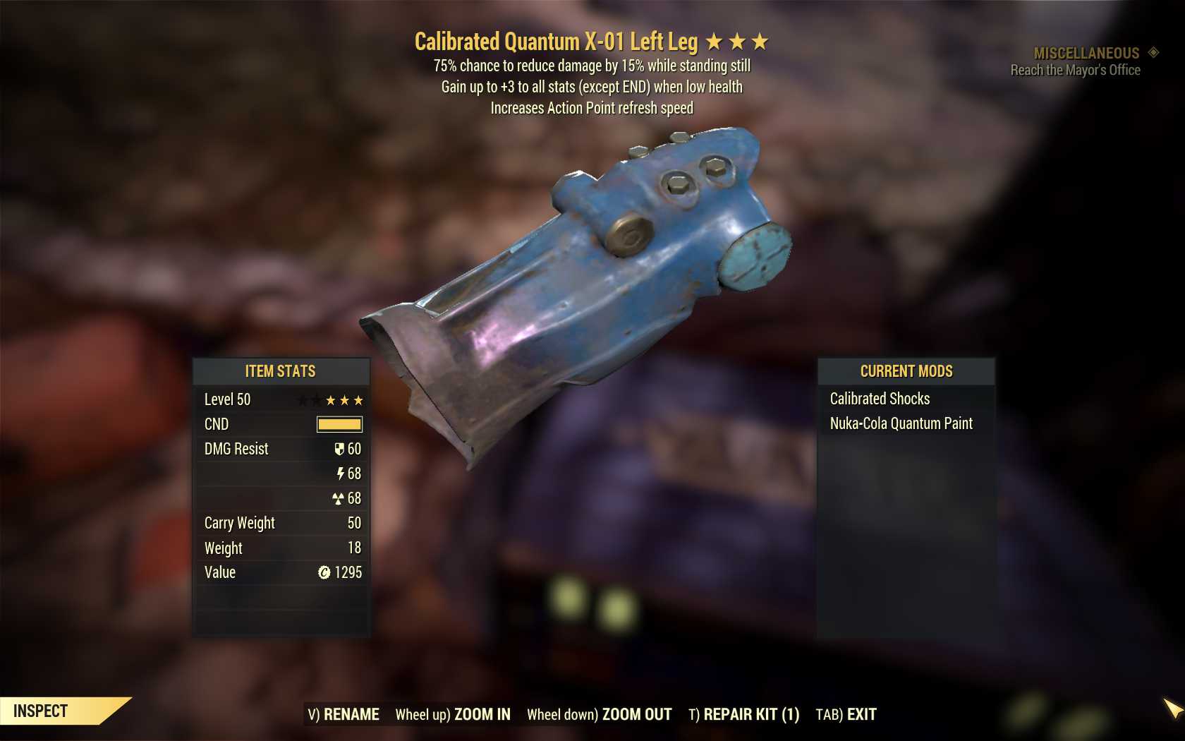 Buy [Legendary Power Armor] Unyiel in FALLOUT 76 Items - Offer #2529453692