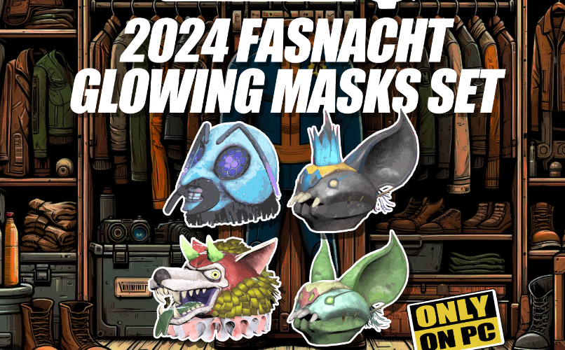 Buy All NEW x4 RARE Glowing Masks in FALLOUT 76 Items - Offer #246339898