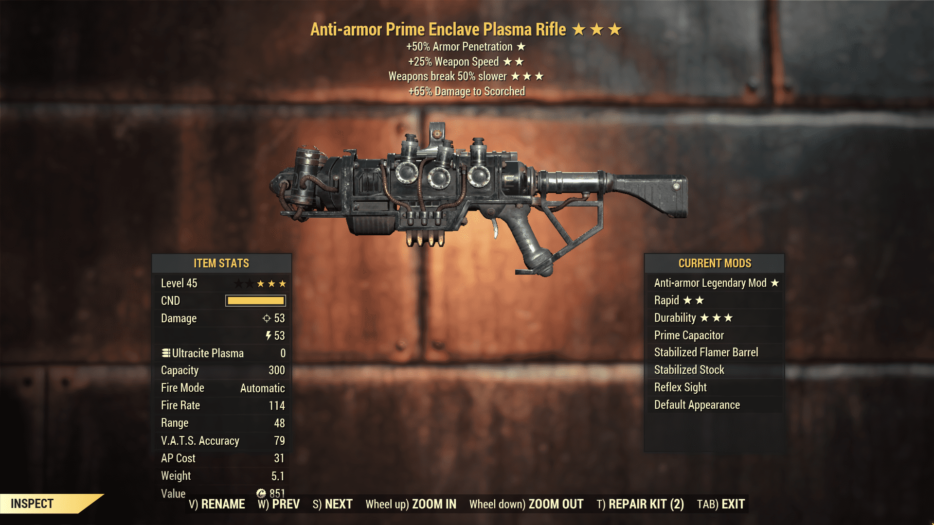 Buy ⭐[PC] [AA2550dur] Anti-Armor in FALLOUT 76 Items - Offer #2519747075