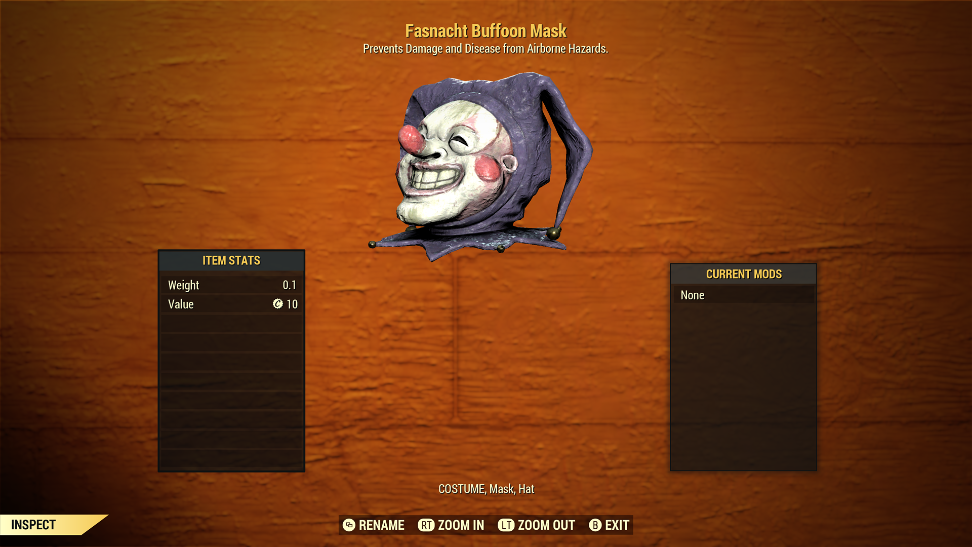 Buy [XBOX] Fasnacht Buffoon Mask in FALLOUT 76 Items - Offer #2524689265