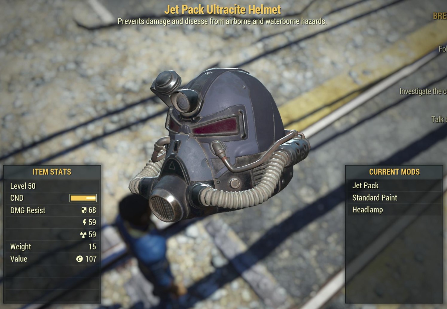 Buy Jet Pack Ultracite Helmet in FALLOUT 76 Items - Offer #241234532