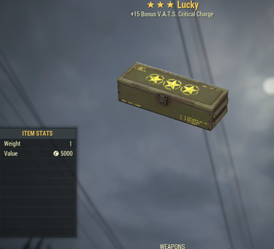 Buy ★★★Lucky [Mod box] in FALLOUT 76 Items - Offer #251450448