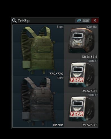 Buy x2 Slick Plate + x3 Tagilla's in ESCAPE FROM TARKOV Items - Offer ...