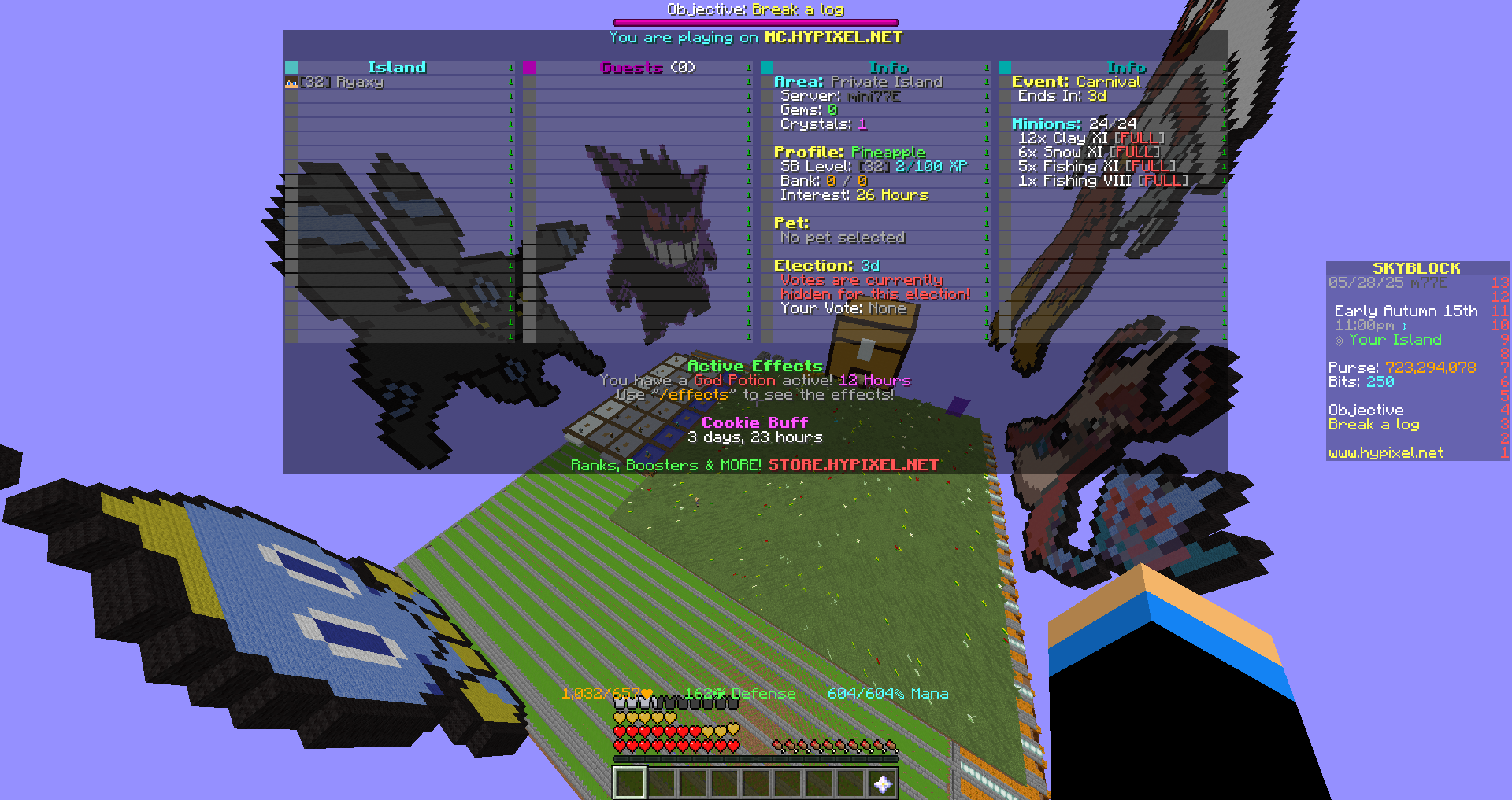 Buy ⚡ HYPIXEL SKYBLOCK ISLAND / in MINECRAFT: HYPIXEL Profiles - Offer #2514722620