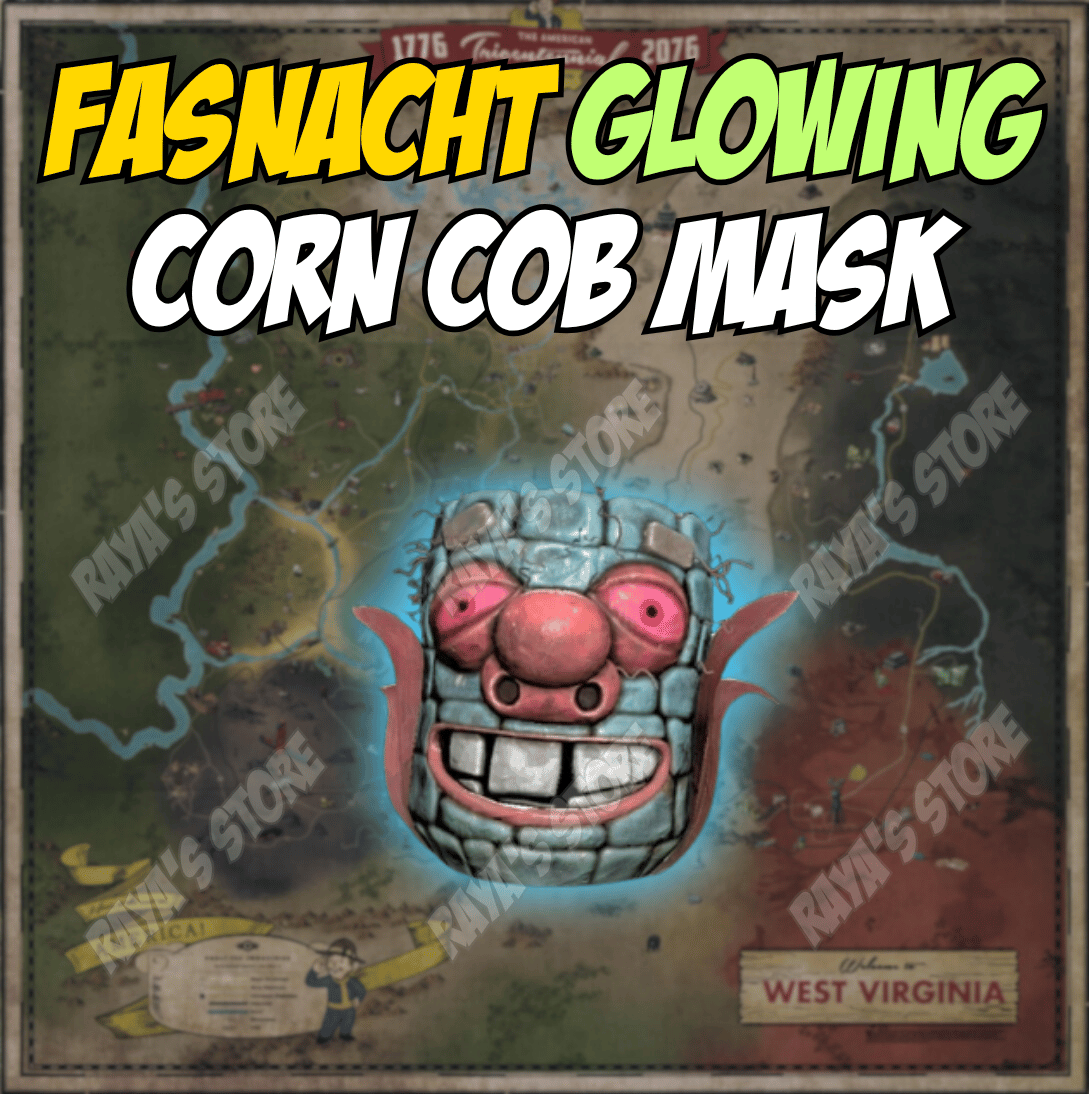 Buy Fasnacht Glowing Corn Cob Mask in FALLOUT 76 Items - Offer #262038673