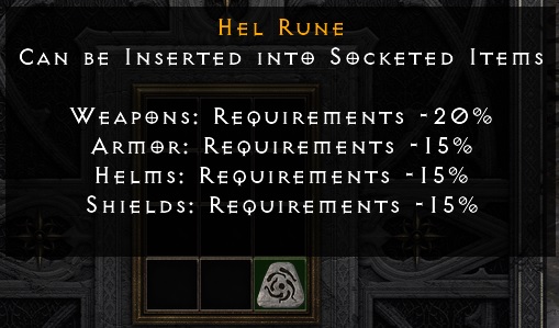 Buy Hel Rune - Non-ladder Hardcore in DIABLO 2 RESURRECTED Runes ...