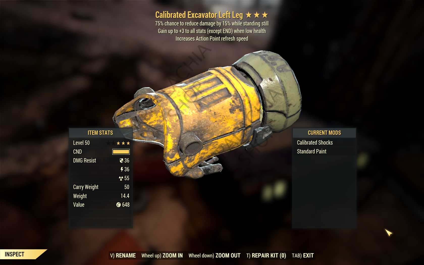Buy [Legendary Power Armor] Unyiel in FALLOUT 76 Items - Offer #2529496273